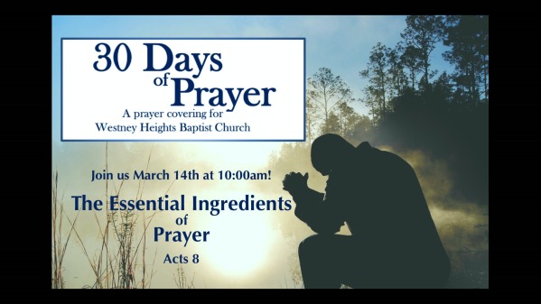 The Essential Ingredients of Prayer (March 14th 2021) - Logos Sermons