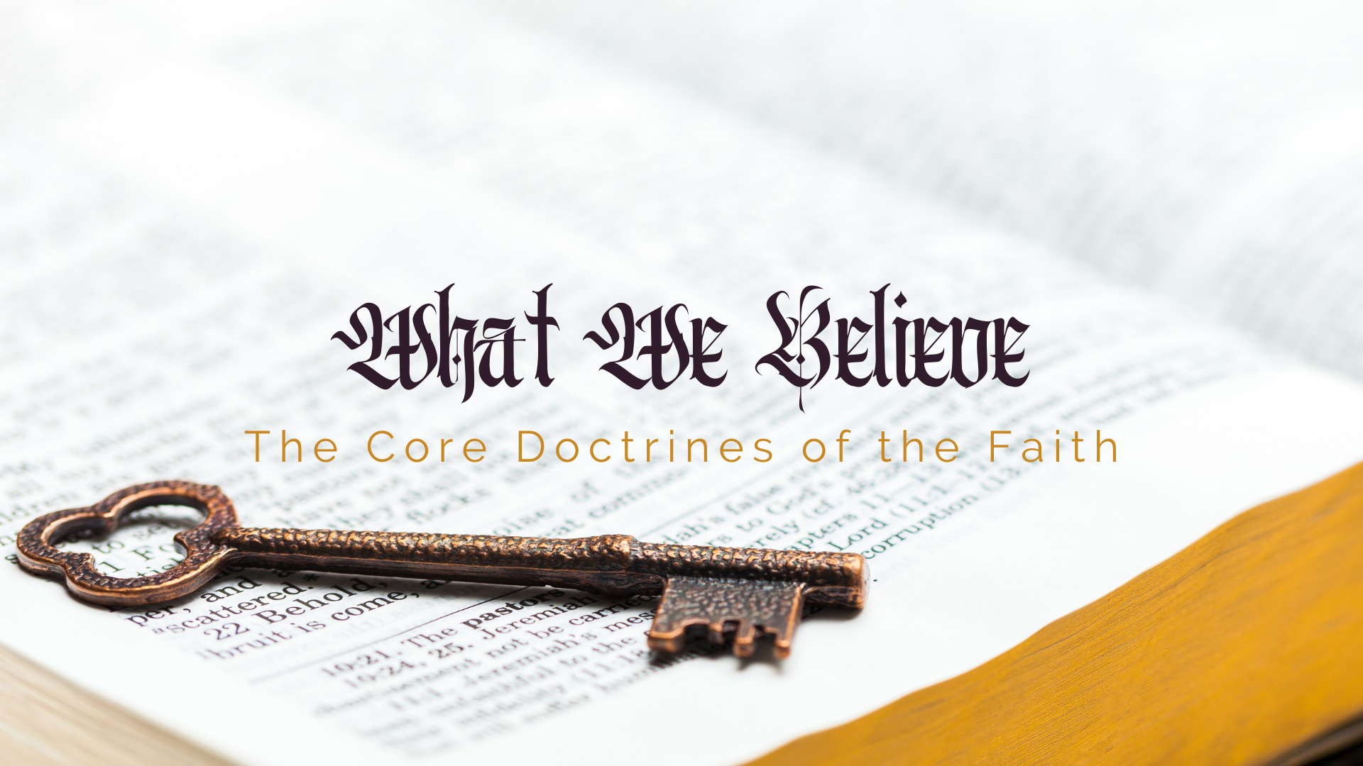 The Doctrine of Christ - Logos Sermons