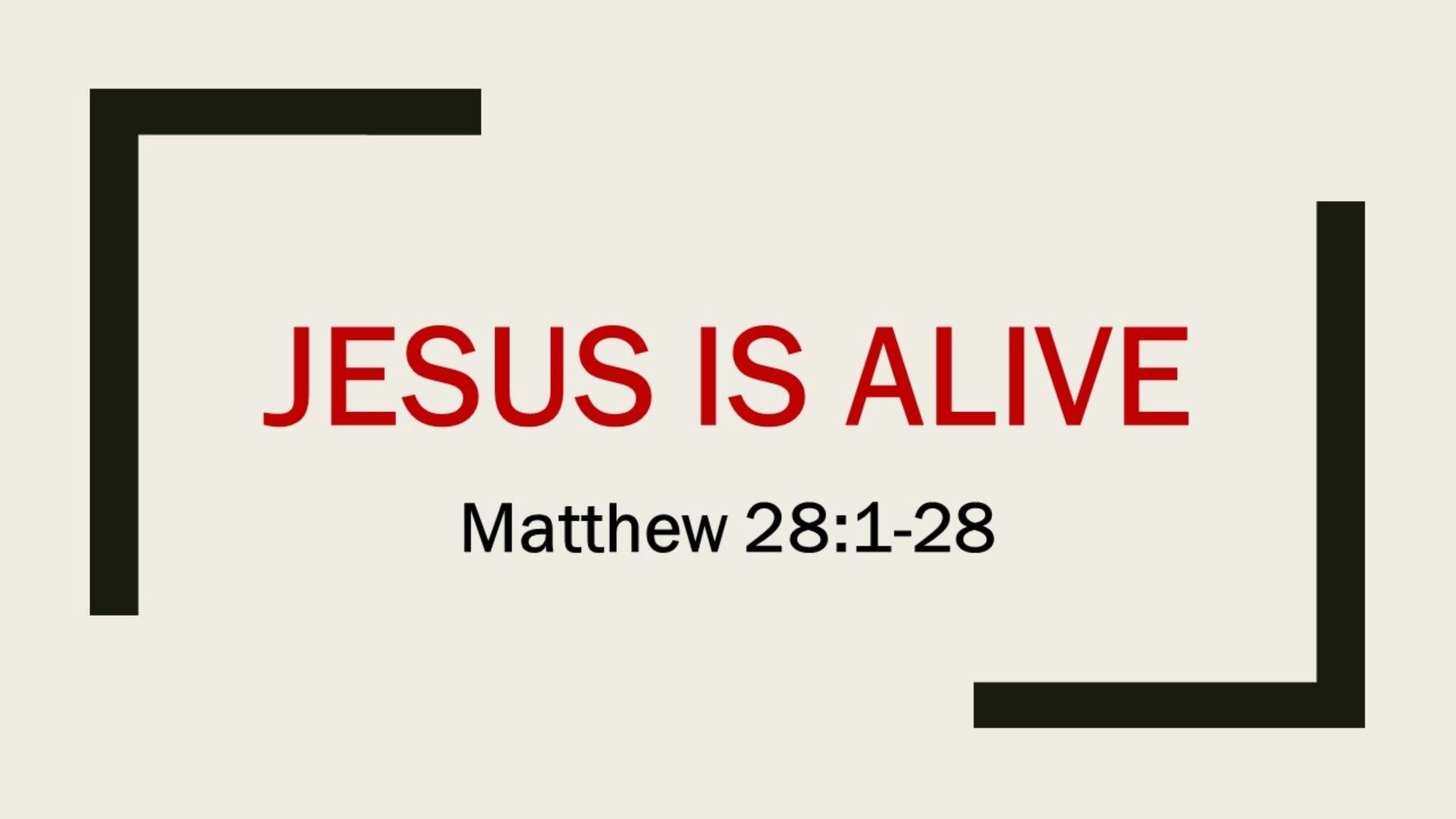 Jesus is Alive - Logos Sermons