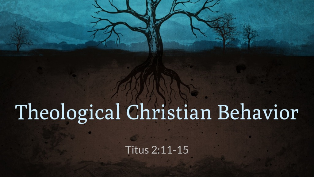 Theological Christian Behavior - Logos Sermons