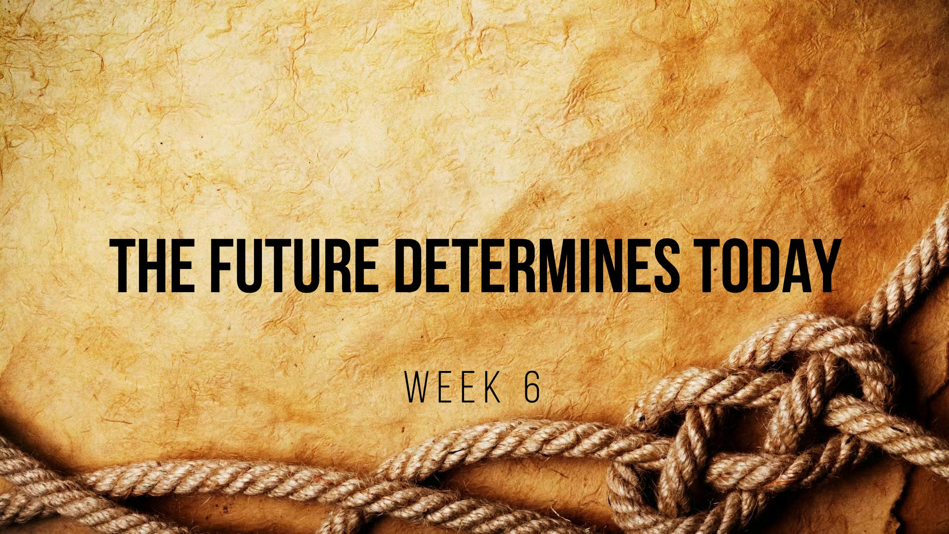 The Future Determines Today - Logos Sermons
