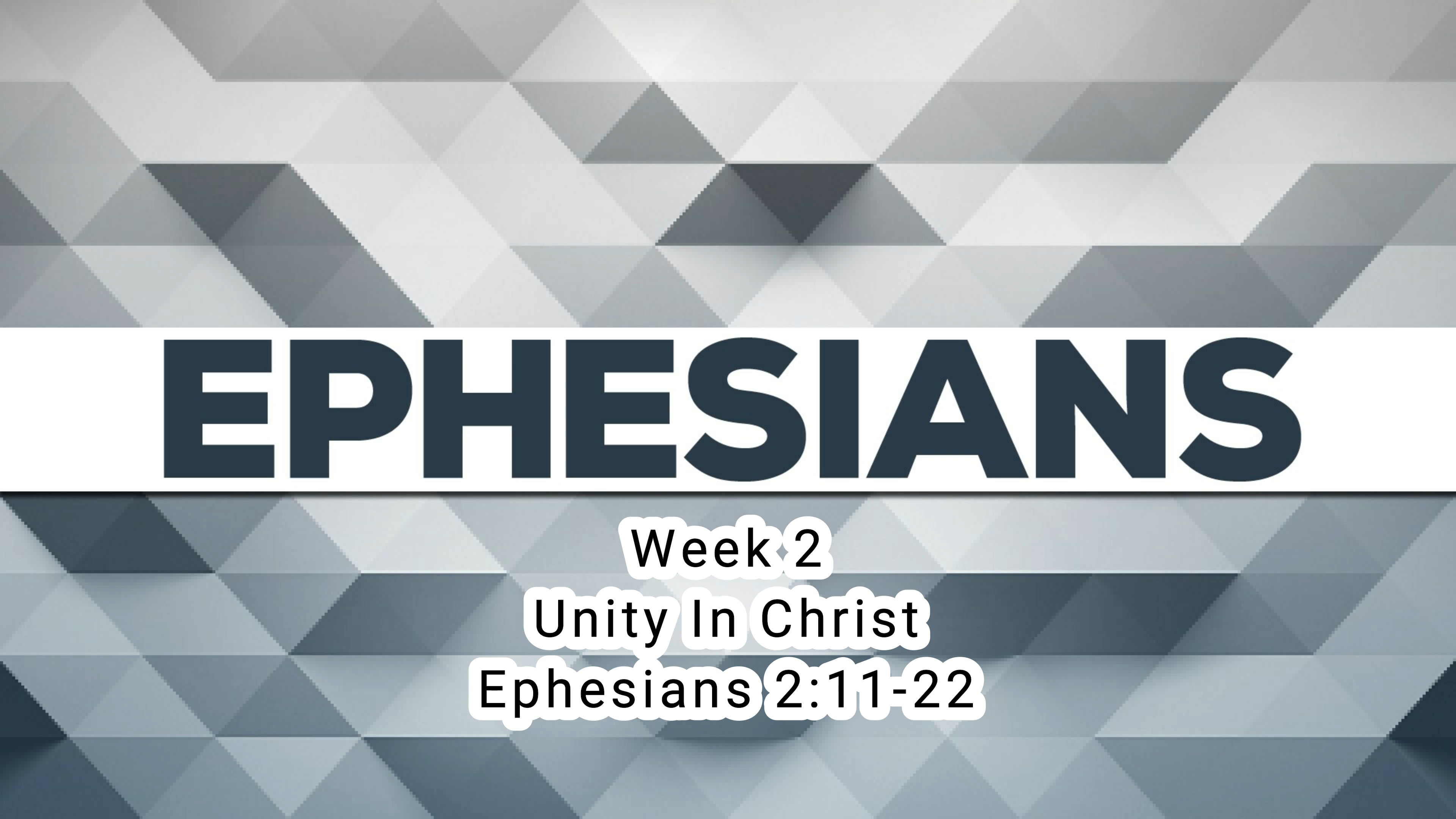 Unity In Christ - Logos Sermons