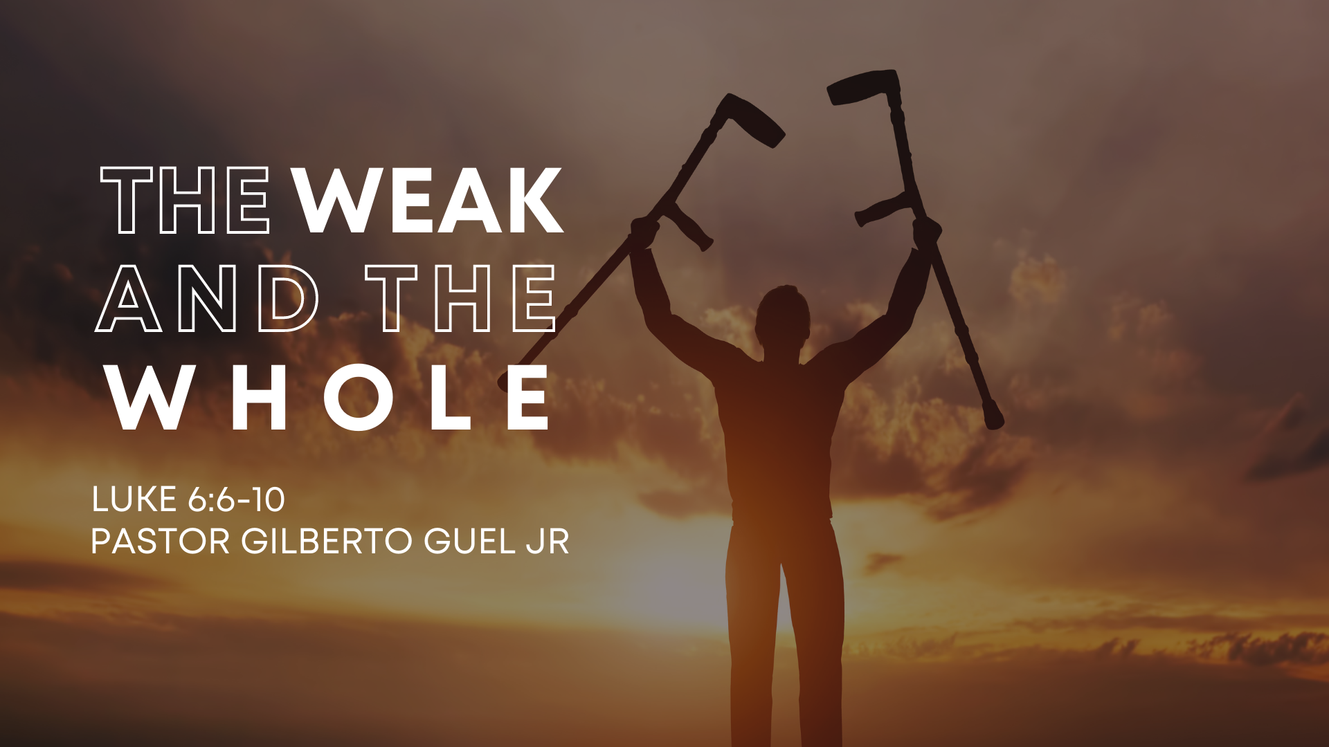 The Weak and the Whole - Logos Sermons