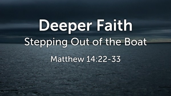 2021 05 02 Stepping Out of the Boat - Logos Sermons