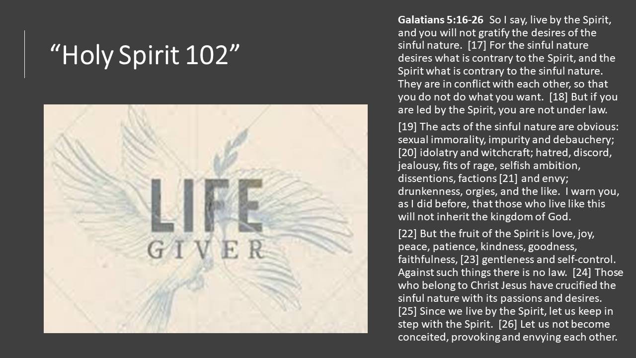 Holy Spirit 102 Logos Sermons