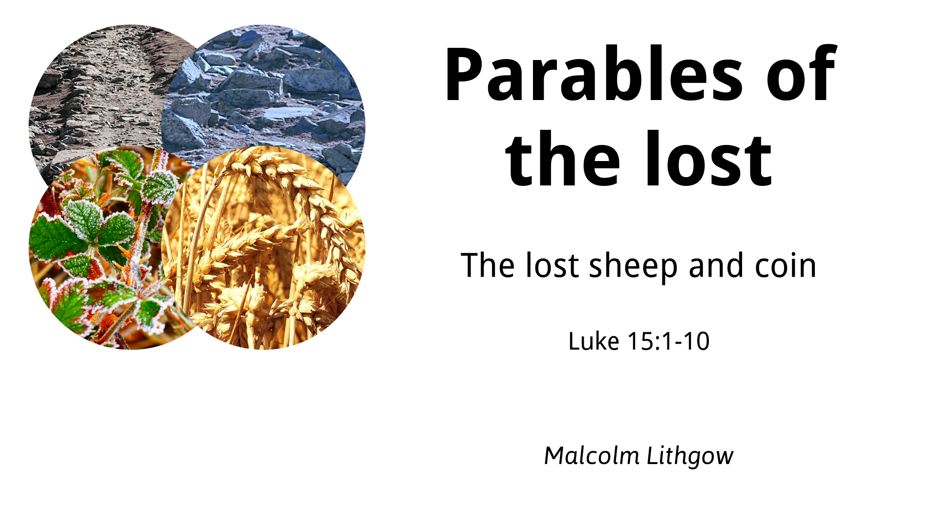 Parables of the lost - Logos Sermons