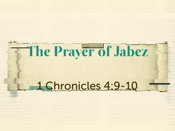 The Prayer of Jabez - Logos Sermons