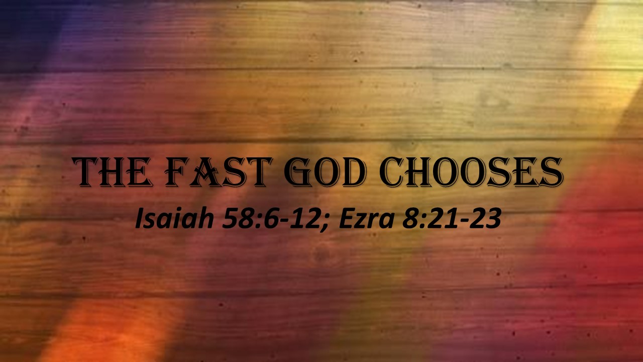 The Fast God Chooses - Logos Sermons