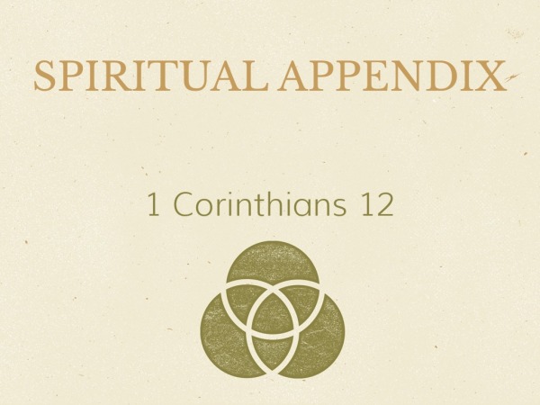 Spiritual Appendix - Logos Sermons