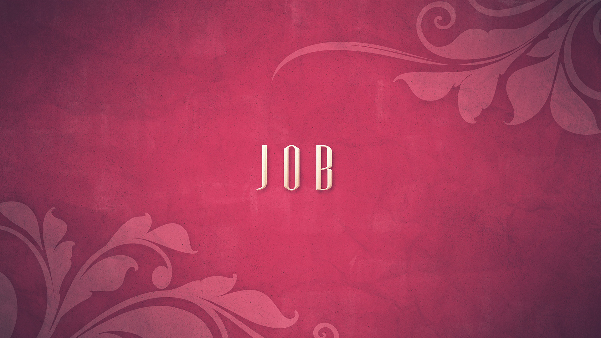 Why? - Job 1-2 - Logos Sermons