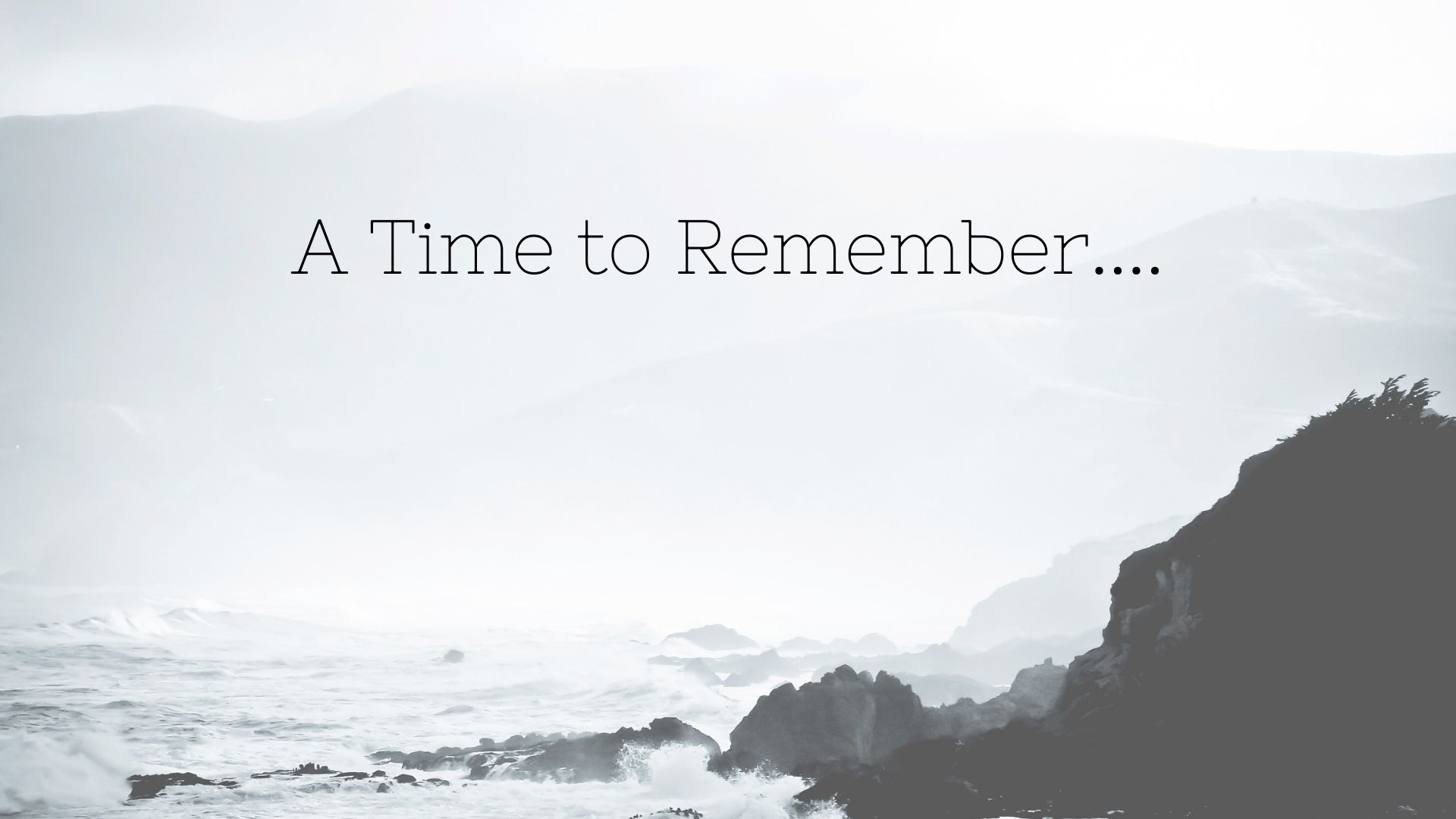 "A Time To Remember" - Pastor Val Bender - Logos Sermons