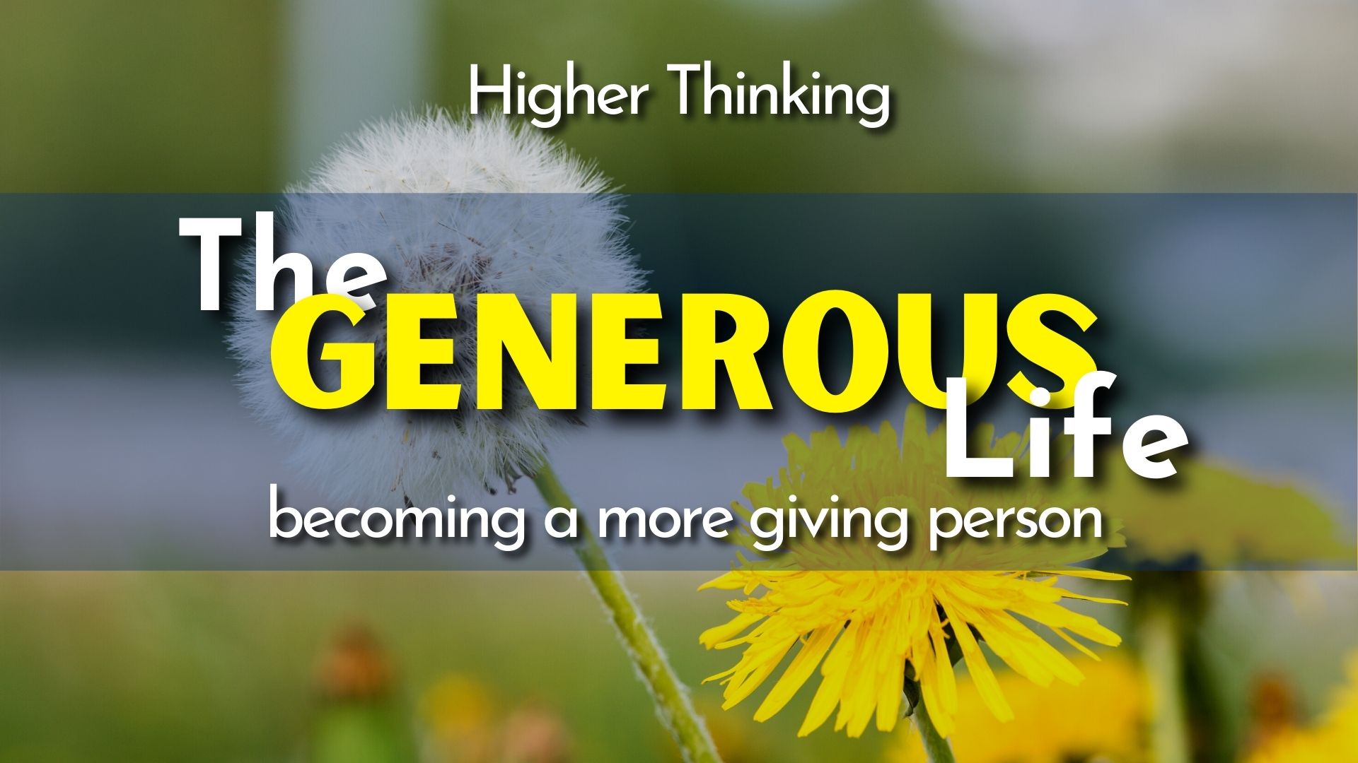 Higher Thinking - Logos Sermons