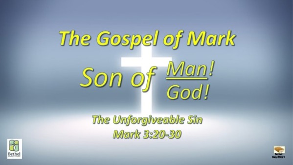 Jun 13, 2021 - The unforgivable Sin - Logos Sermons