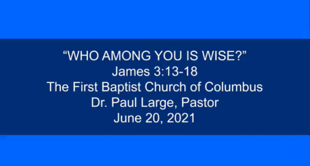 Who Among You is Wise? - Logos Sermons