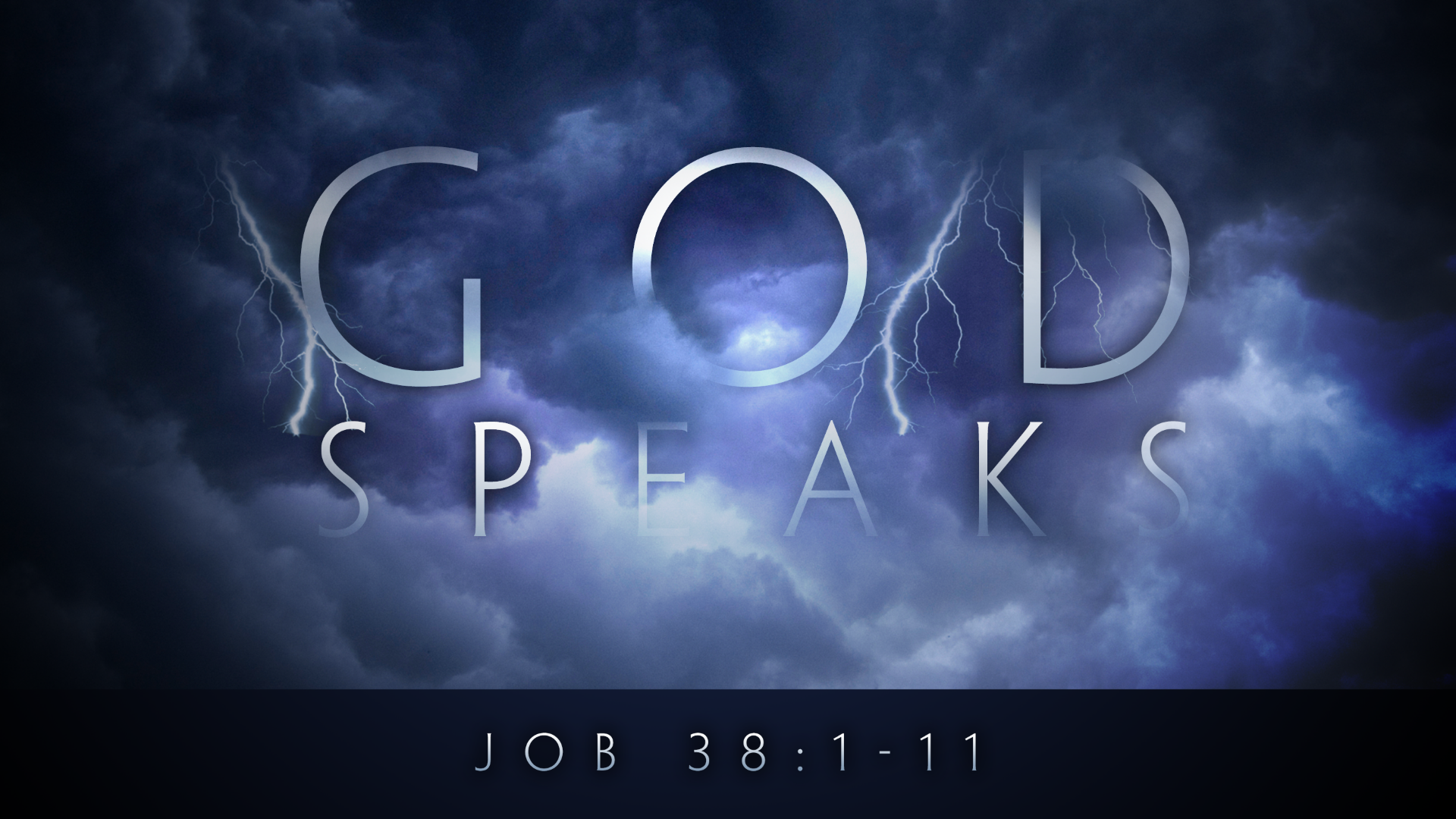 Job 38:1-11 God Speaks - Logos Sermons