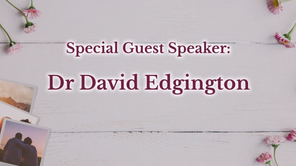 Special guest - Dr. David Edgington - The Song of Soloman - Logos Sermons