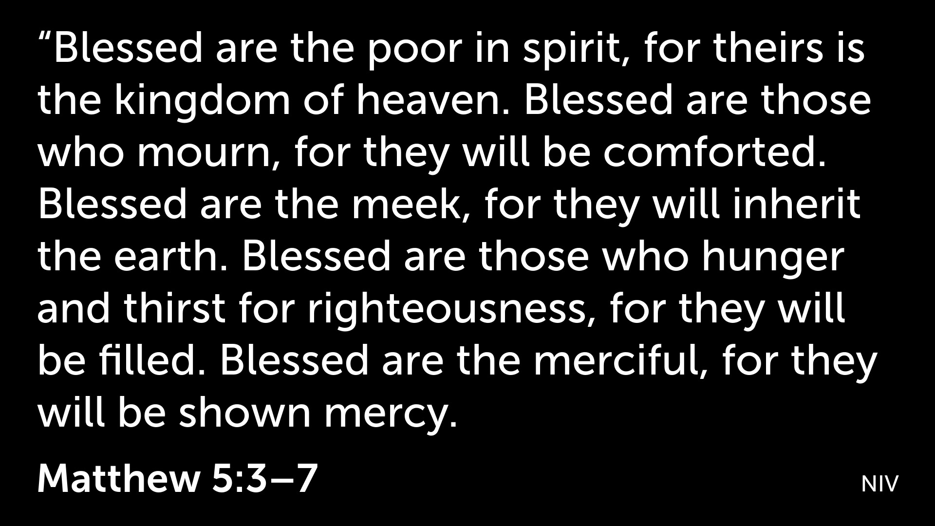 The Beatitudes - Logos Sermons