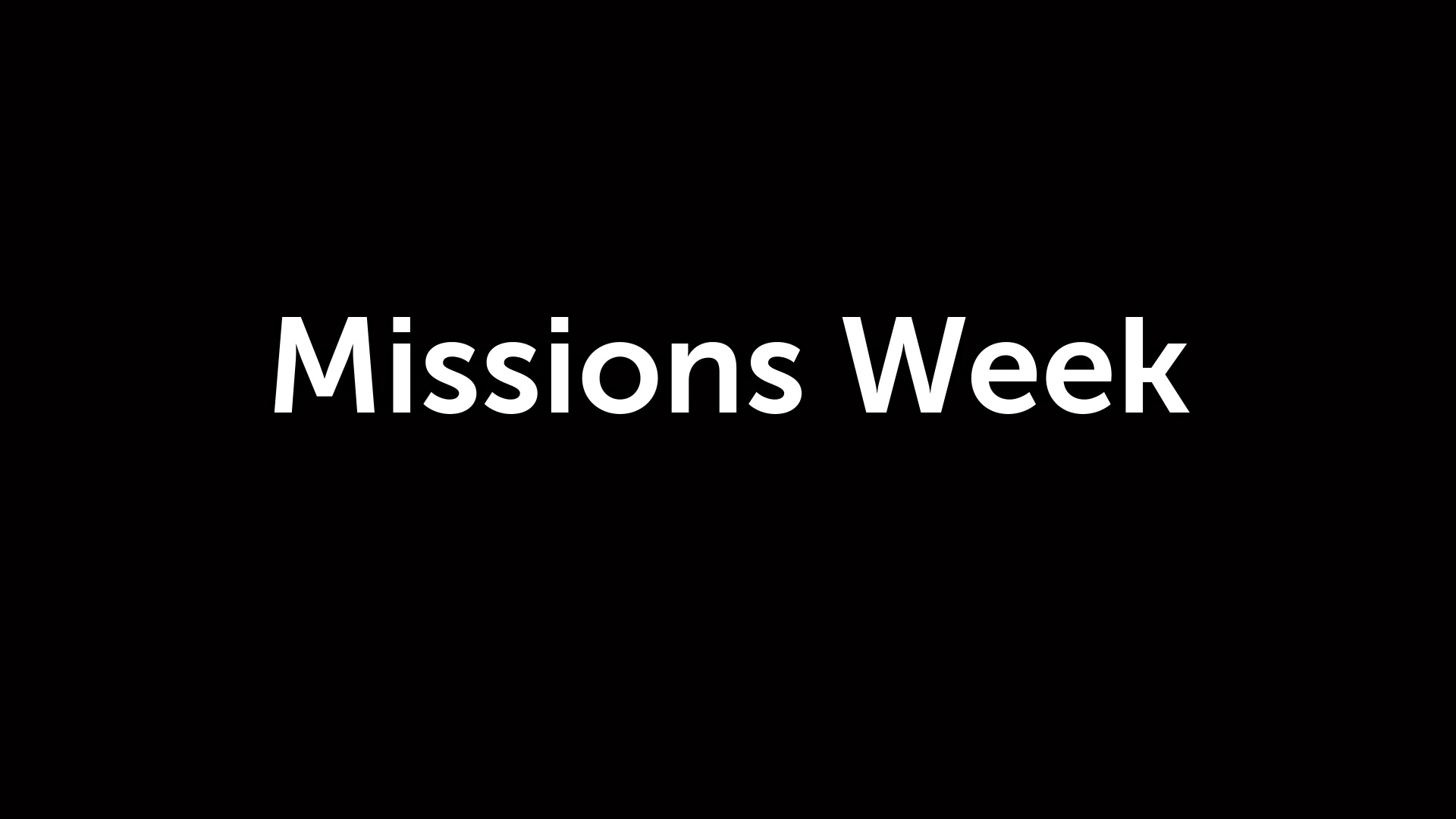 Missions Week - Logos Sermons