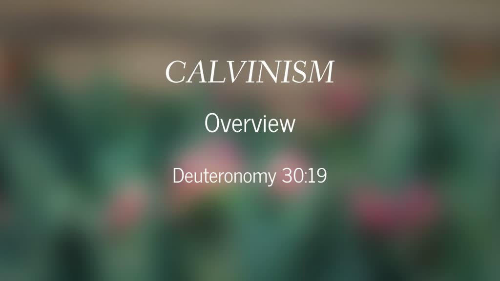 Calvinism-Overview - Logos Sermons