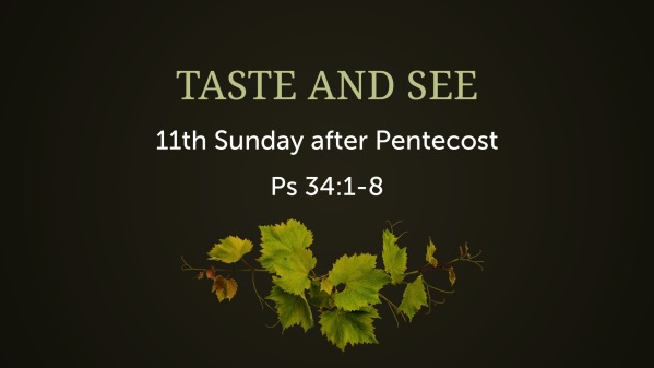 Taste and See - Logos Sermons