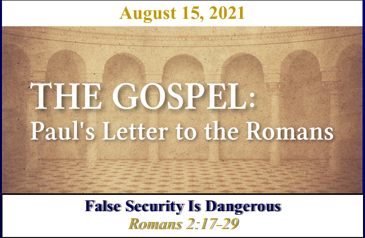 False Security Is Dangerous - Logos Sermons