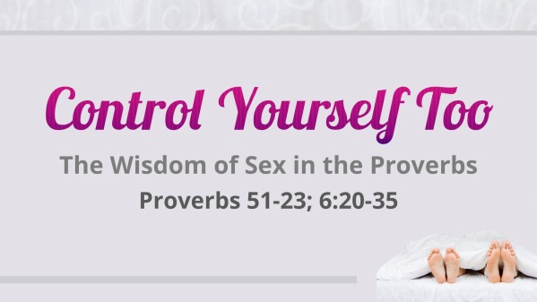 Control Yourself Too - Logos Sermons
