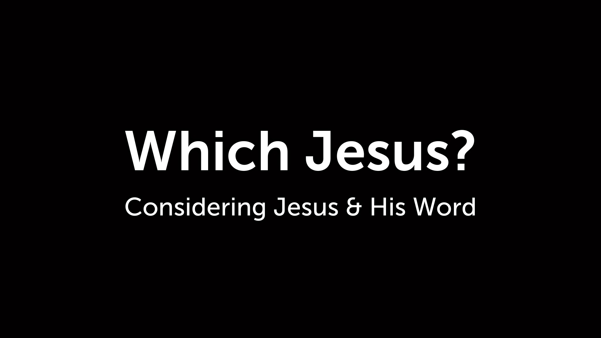 Which Jesus Logos Sermons which-jesus-logos-sermons