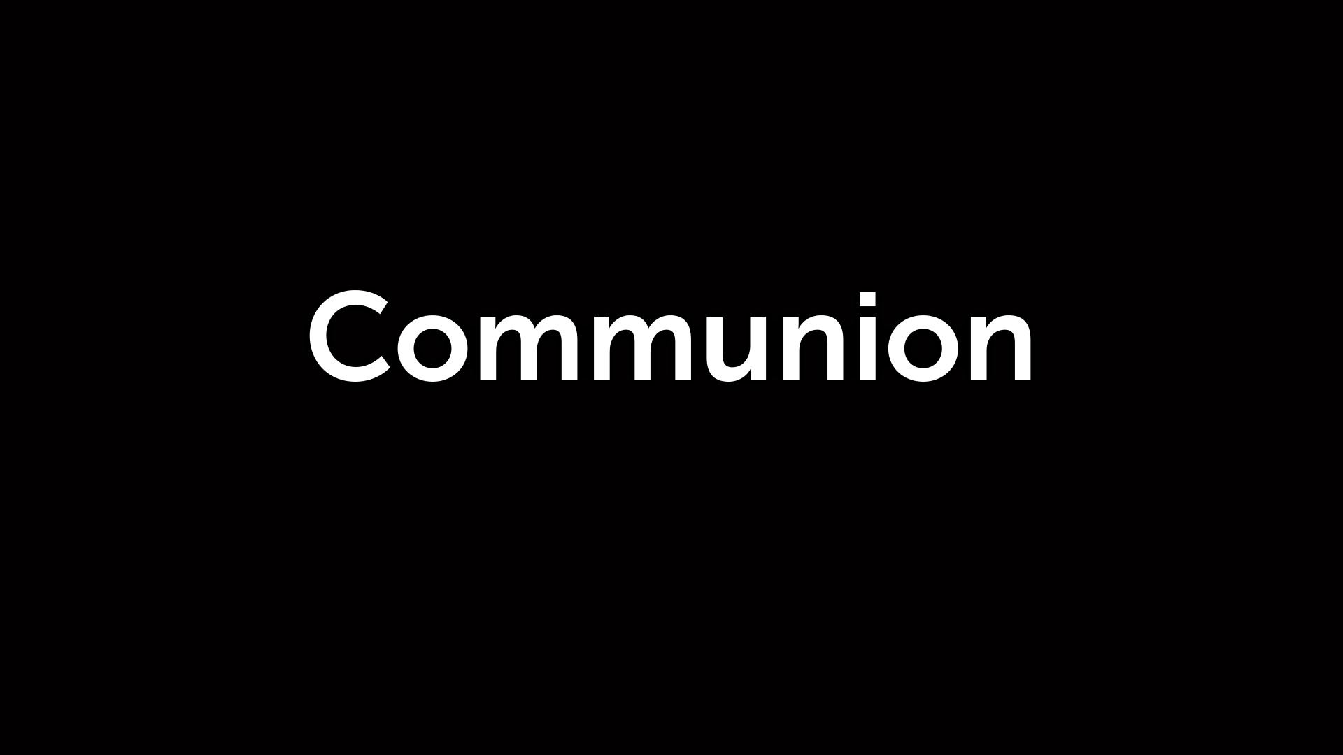Communion - Logos Sermons