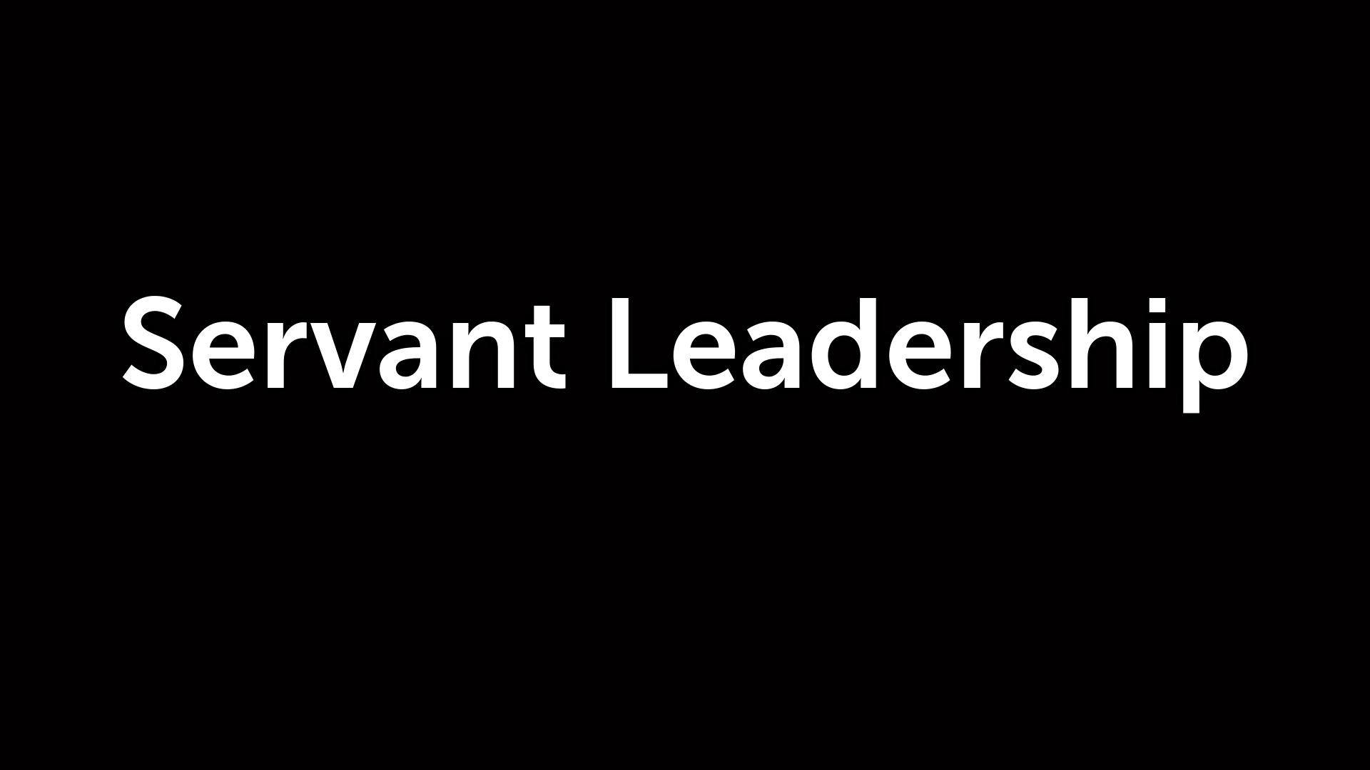 Servant Leadership - Logos Sermons