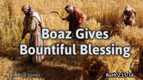 Boaz Gives Bountiful Blessing - Logos Sermons
