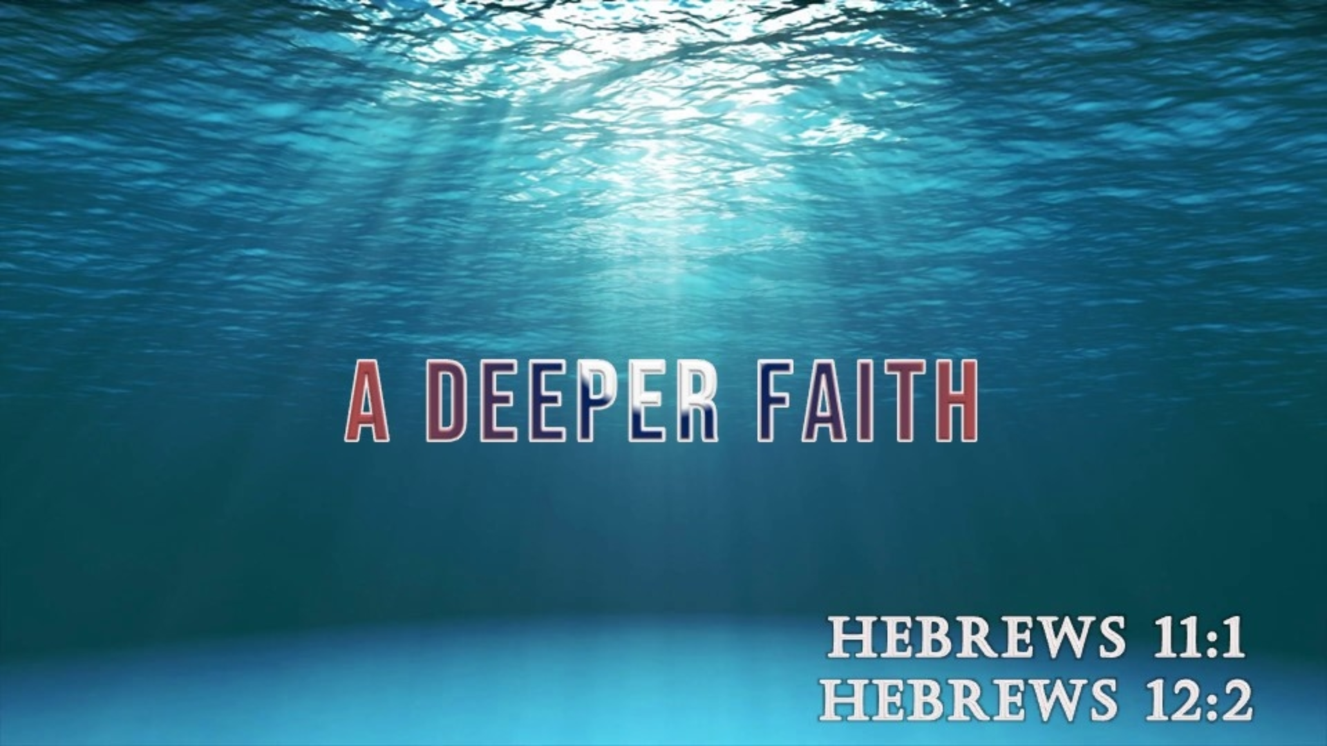 9/12/2021 11am A Deeper Faith - Logos Sermons