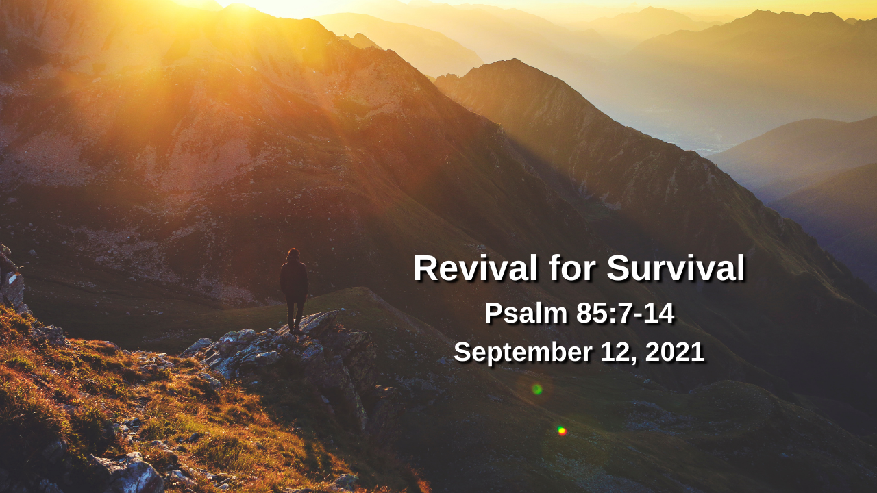 Revival for Survival - Psalm 85:7-14 - Logos Sermons
