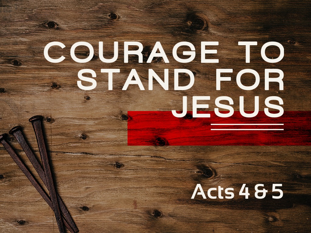 Courage to Stand for Jesus - Logos Sermons