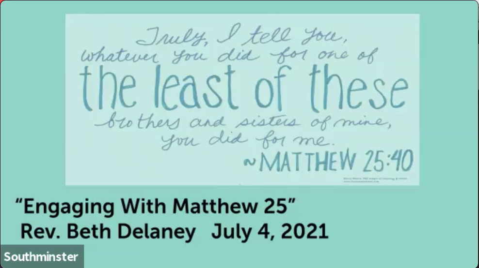 Engaging With Matthew 25 - Logos Sermons