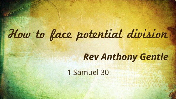 How To Face Potential Division - Logos Sermons