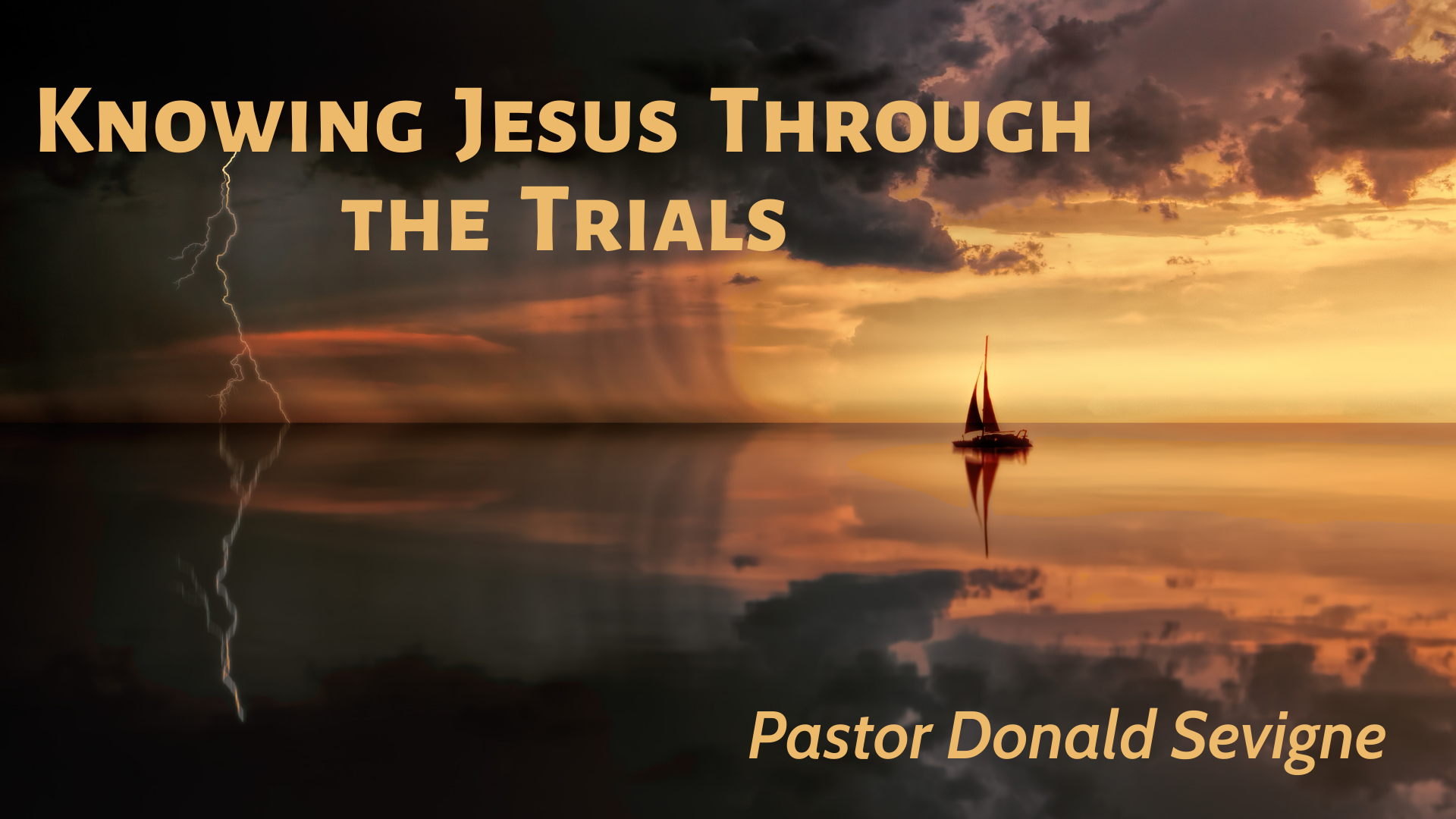 Knowing Jesus Through the Trials - Logos Sermons