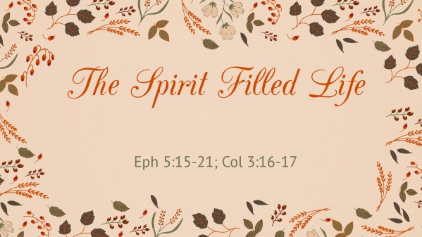 The Spirit Filled Life - Logos Sermons