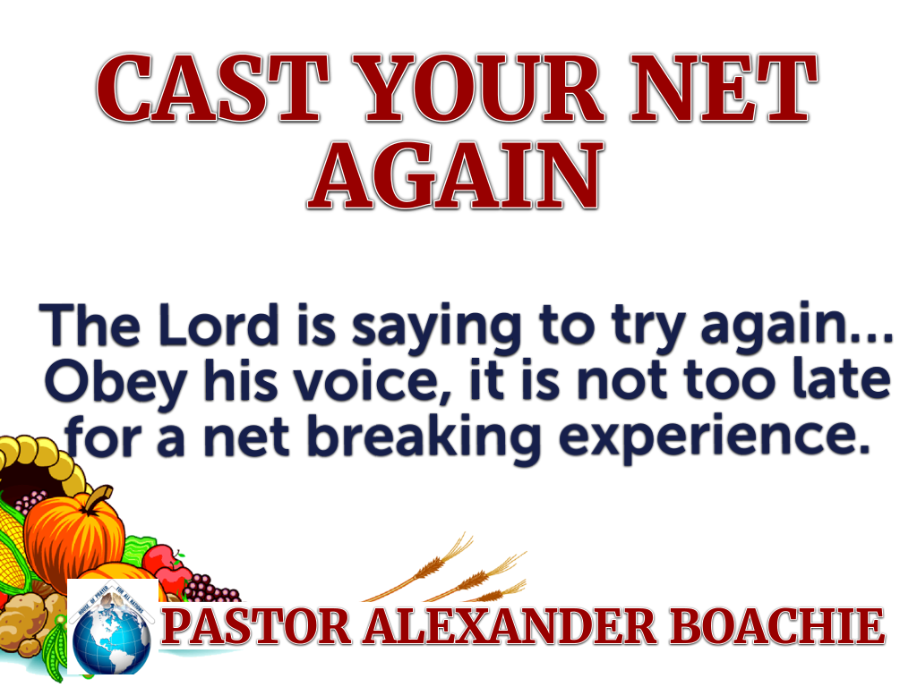 Cast your net again - October 10 2021 - Logos Sermons