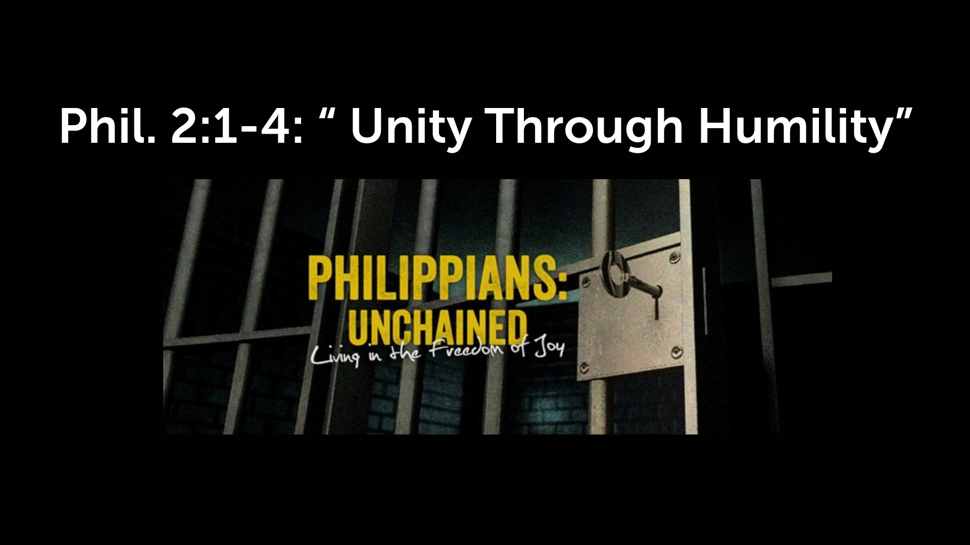 Unity Through Humility - Logos Sermons