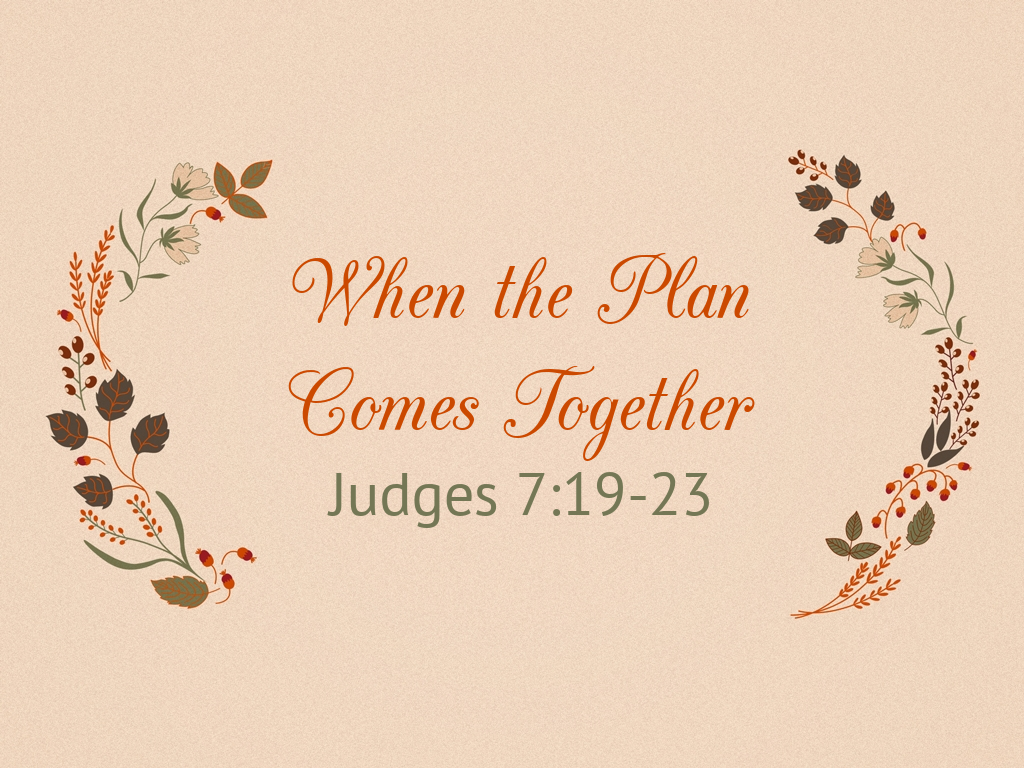When the Plan Comes Together - Logos Sermons