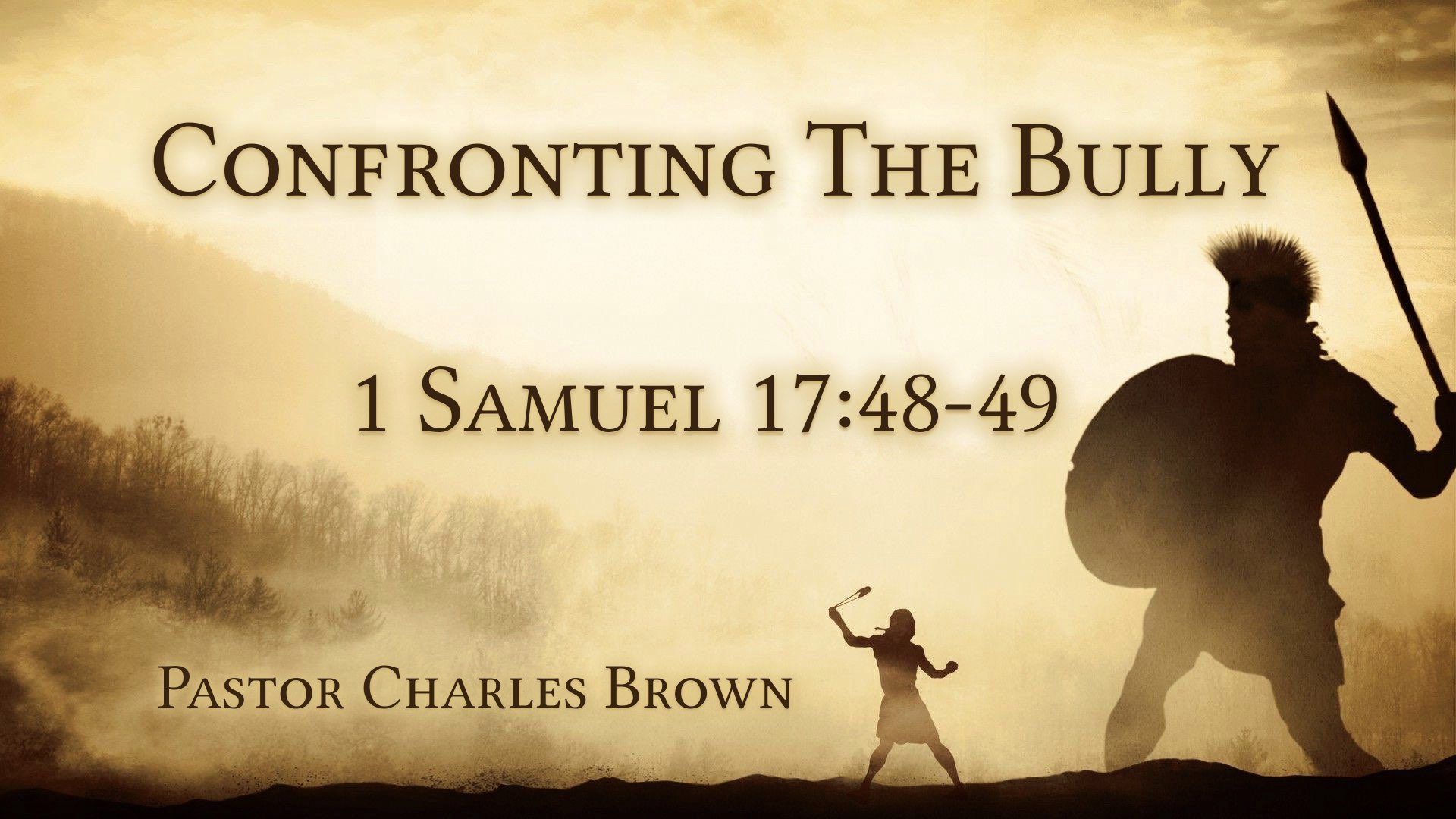 Confronting The Bully - Logos Sermons