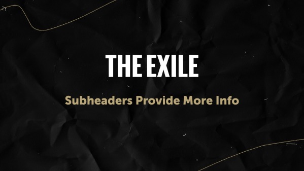 Introduction to Old Testament Studies: Age of The Prophets - The Exil ...