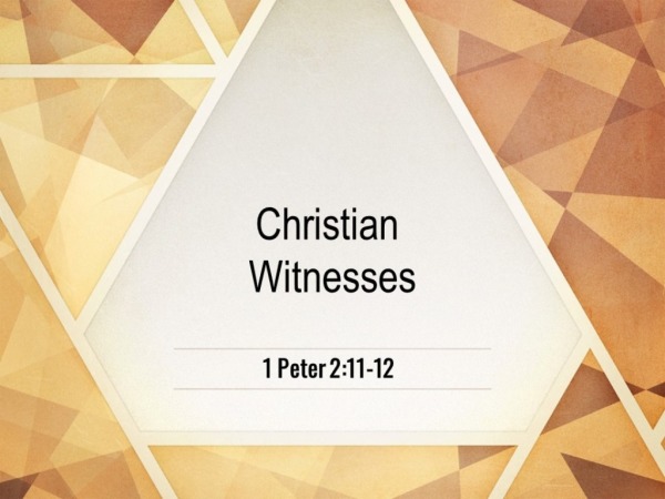 Christian Witnesses - Logos Sermons