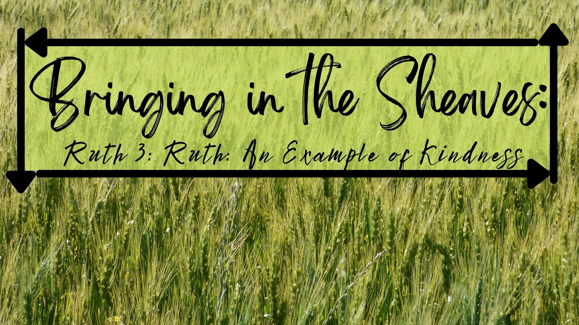 Ruth: An Example of Kindness - Logos Sermons