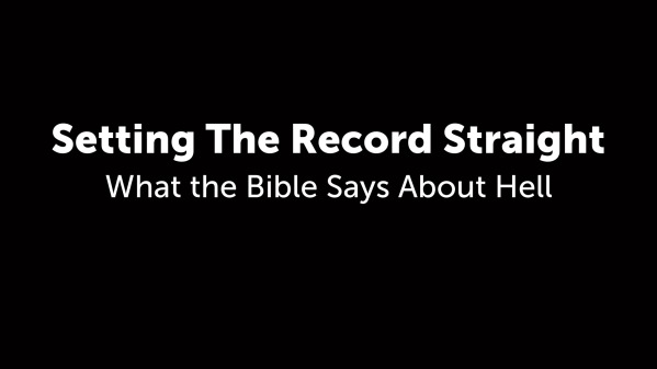 Setting The Record Straight - Logos Sermons