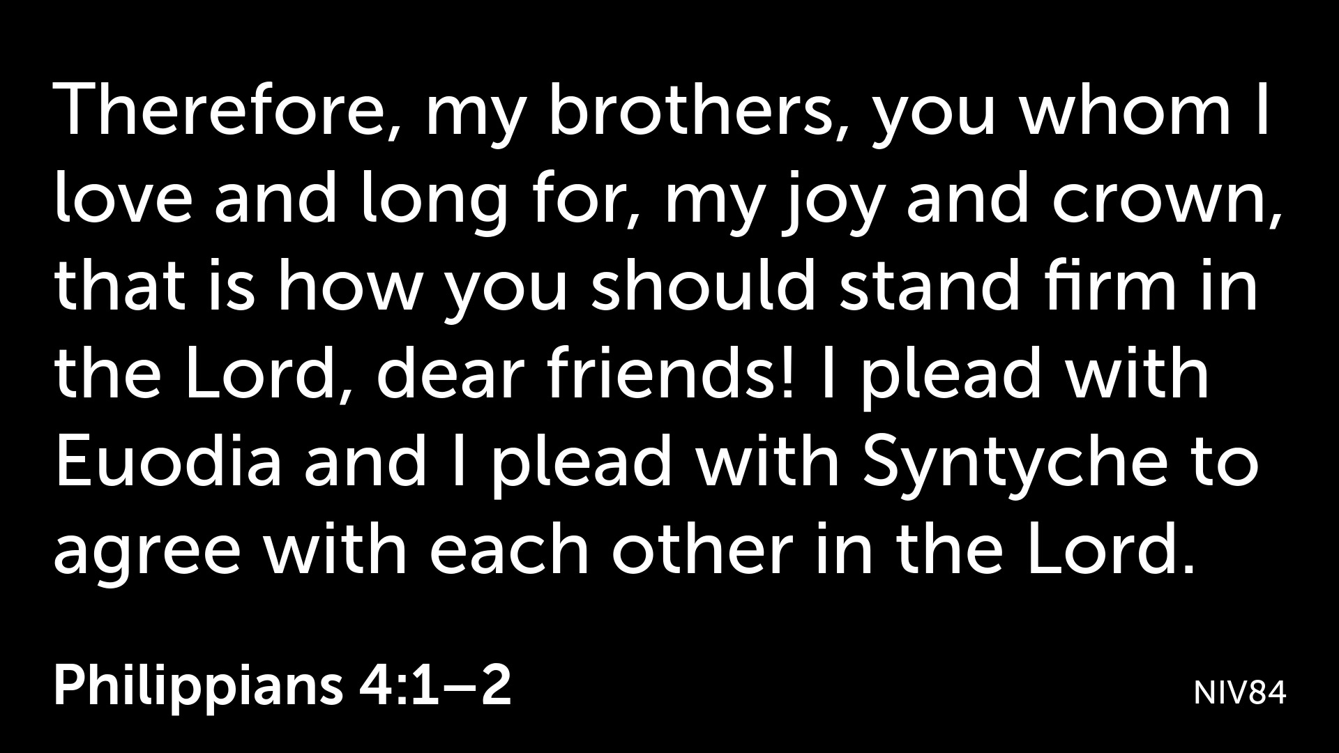 7 Nov 21 - Yokefellows of Joy - Logos Sermons