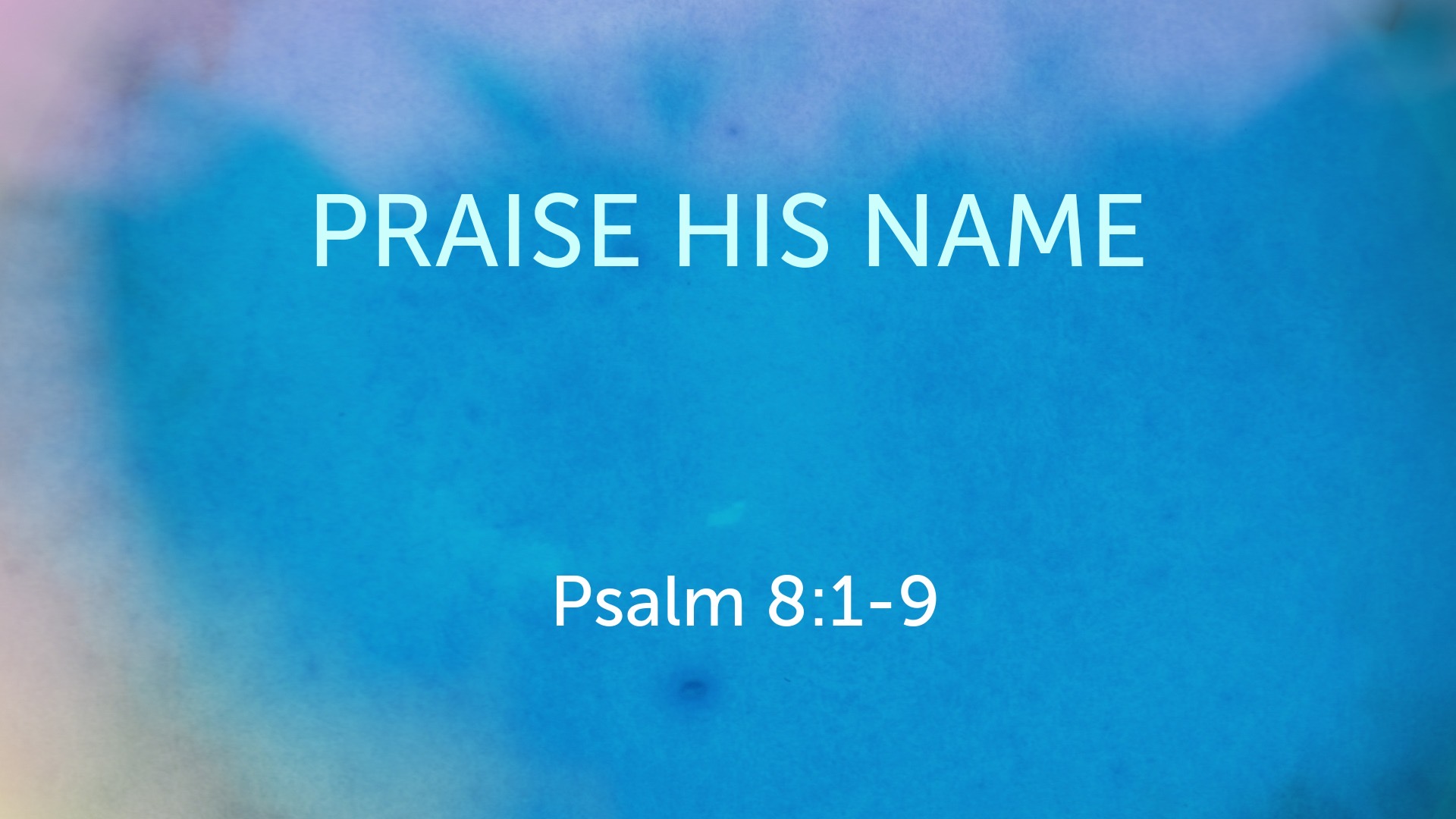 Praise His Name - Logos Sermons
