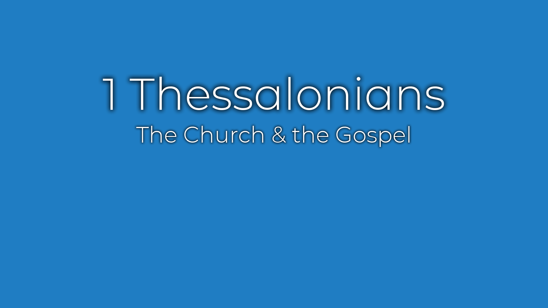 2 Thess 3 - Gospel Tradition - Logos Sermons