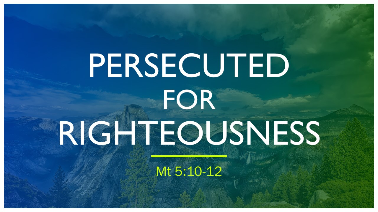 Persecuted for Righteousness - Logos Sermons