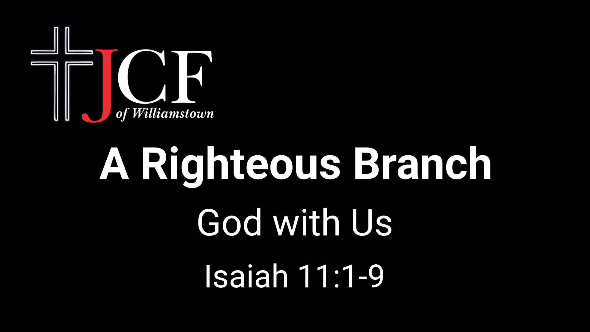 A Righteous Branch - Logos Sermons